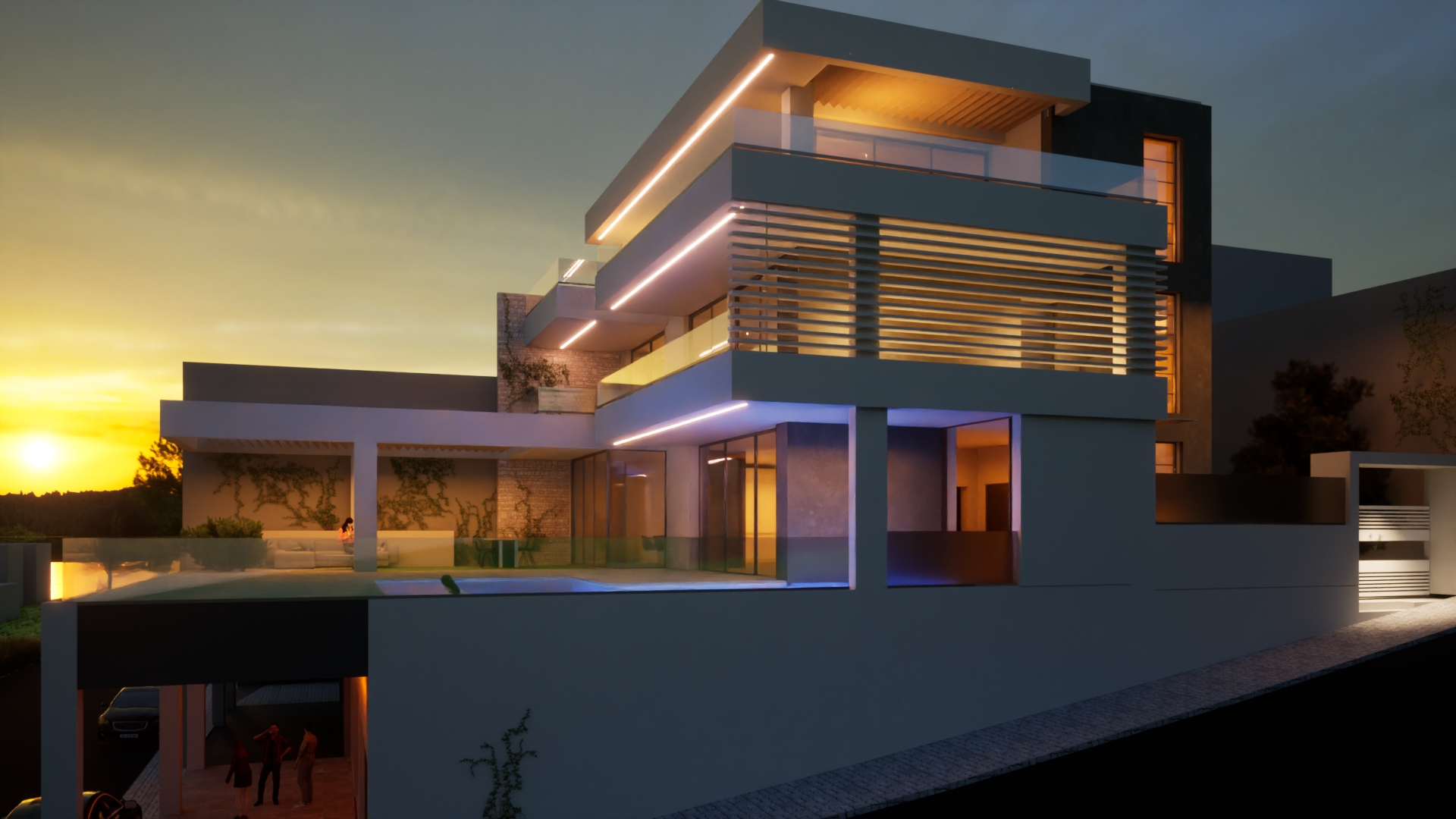 Πανοραμική μονοκατοικία - Pappas Architecture & Construction